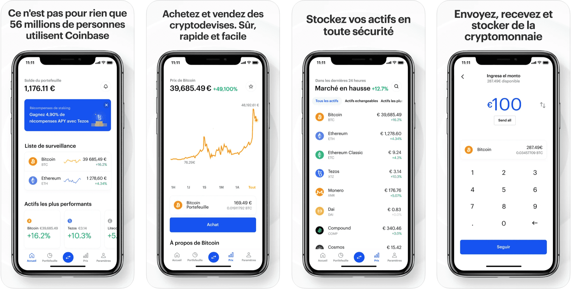 Les amateurs de crypto-monnaies pourront y retrouver pas moins de 100 crypto-monnaies ...