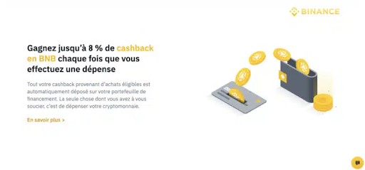 Carte Binance Cashback Carte Binance Cashback