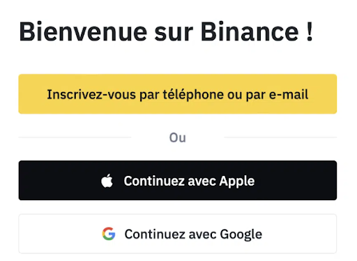 Carte Binance Inscription Carte Binance Inscription